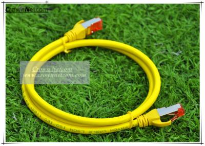 China 20M RJ45 Cat6A SSTP Patch Cord 6 Colors 20Meters Cat6A Patch Cable Shielded Patch Lead for sale