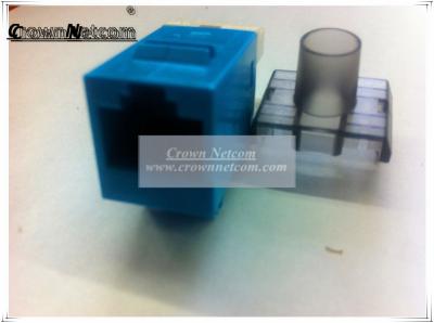 China keystone jack cat6 utp RJ45 jack 180degree good quality modular pass fluke test for AMP for sale