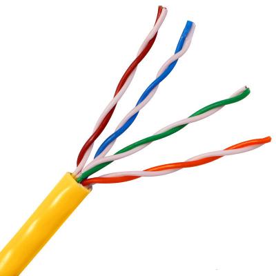 China Solid Copper high speed utp cat5e cable Lan cable 4 Pair Twisted Pair Copper Cable for sale