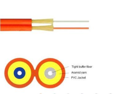 China Indoor 2 Core Duplex Figure 8 Structure ndoor Fiber Cable for sale