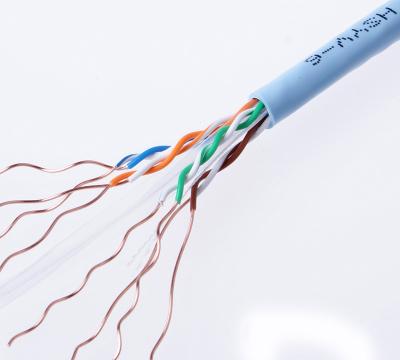 China Lan Cat 6 Cable 23AWG 305M Bulk UTP Category 6 Network Cable With Pullbox PVC Jacket utp cat6 cable for sale