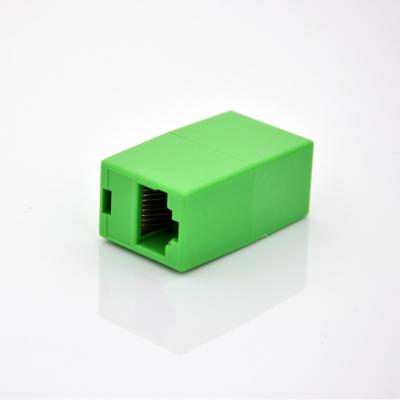 China 4 Colors RJ45 Cable Extender 8P8C Network RJ45 Couplers/Adapters For Patch Cords Extending for sale