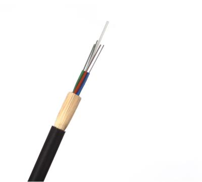 China Single Jacket Arimid YARN Strength member ADSS 80m 100m 1200 Span optical fiber cable for sale