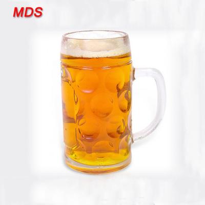 China High quality China glass cup beer mug with price for sale