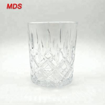 China Vintage clear glassware cut whisky diamond cup for sale for sale