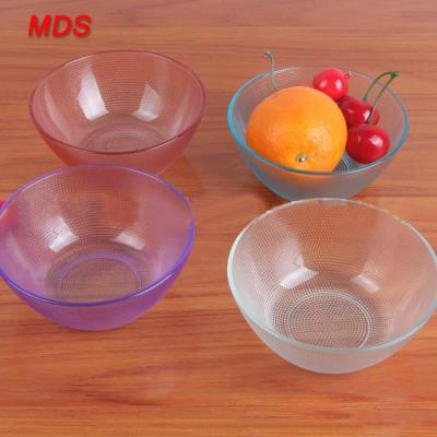 China Creative gifts colorful beads 4 pcs food containers glass bowl set for sale