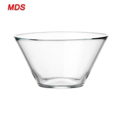 China Very large clear cheap glass food serving bowls for sale