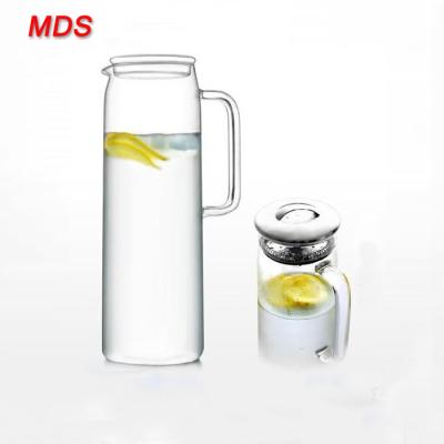 China High borosilicate pyrex clear glass water pitcher and carafe for sale