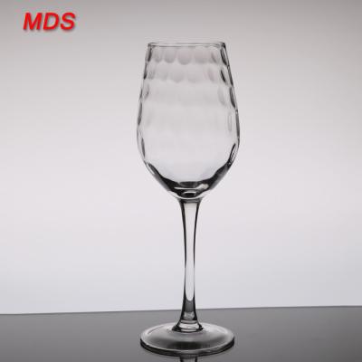 China Personalized cheap price brand hammered wine glasses gift wedding for sale