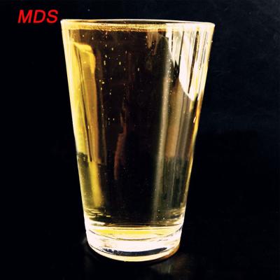 China Top sale clear fashion wide mouth rocking beer glass cup for drinking for sale
