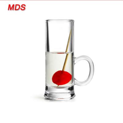 China Wholesale island classico unique shaped handled shot glass for sale