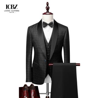 Cina 2023 LCBZ Costumi maschili primavera autunno Set con abbigliamento regolare lunghezza e zip fly in vendita