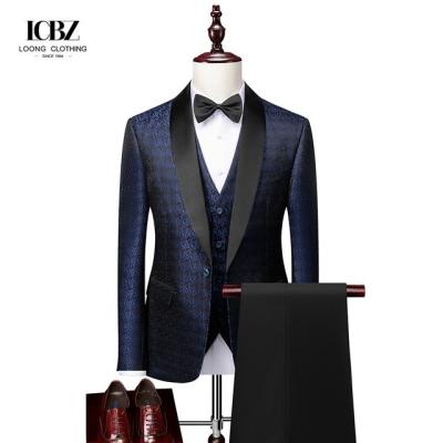 Cina 2023 LCBZ Costumi maschili primavera autunno Set con abbigliamento regolare lunghezza e zip fly in vendita