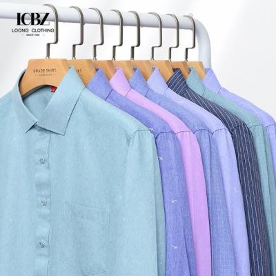 Cina Distribuzione Khmer grande taglia camicia traspirante non stirante per affari casual in vendita