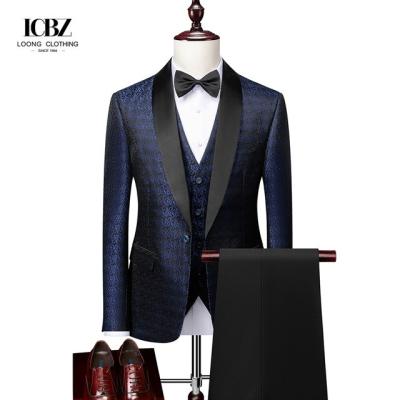 Cina 2023 LCBZ Costumi maschili primavera autunno Set con abbigliamento regolare lunghezza e zip fly in vendita