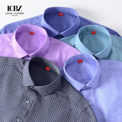 Cina Distribuzione Khmer grande taglia camicia traspirante non stirante per affari casual in vendita