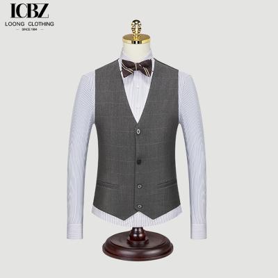Cina Vestito da uomo a quadri per banchetto d'affari in stile britannico retrò in vendita