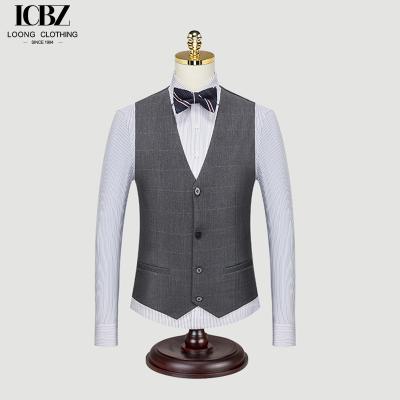Cina Vestito da uomo a quadri per banchetto d'affari in stile britannico retrò in vendita