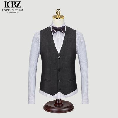 Cina Vestito da uomo a quadri per banchetto d'affari in stile britannico retrò in vendita
