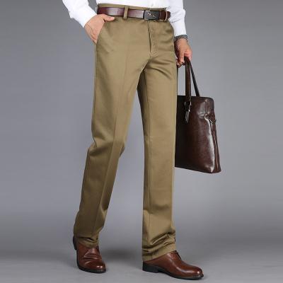 Cina Classico stile rettilineo Custom Fit Pantaloni formali per uomini Plus Size e tessuto di cotone in vendita