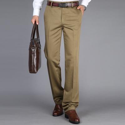 Cina Classico stile rettilineo Custom Fit Pantaloni formali per uomini Plus Size e tessuto di cotone in vendita