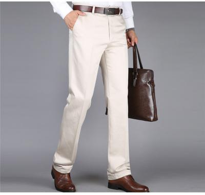 Cina Classico stile rettilineo Custom Fit Pantaloni formali per uomini Plus Size e tessuto di cotone in vendita