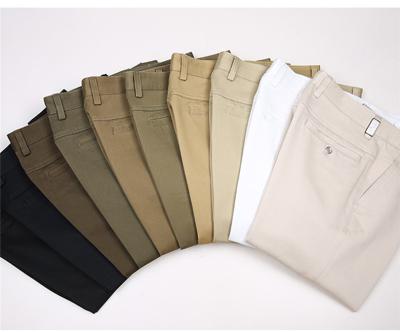 Cina Classico stile rettilineo Custom Fit Pantaloni formali per uomini Plus Size e tessuto di cotone in vendita