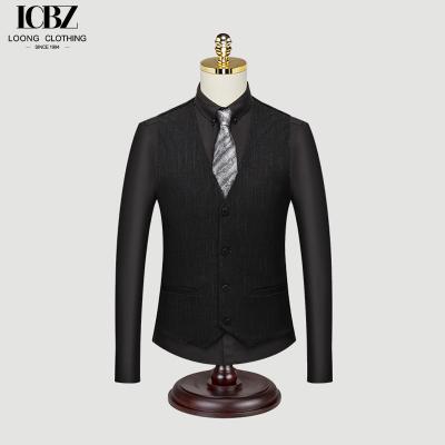 Cina Affari Uomini Casual Sposo Sposo Sposi Vestito con disegno a righe britannico in vendita