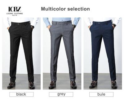 Cina Pantaloni da uomo Chino Casual Pantaloni con tasche laterali in tessuto non tessuto in vendita