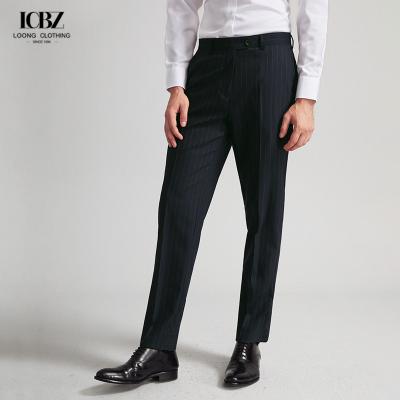 Cina Pantaloni personalizzati Italia Colore massiccio di lana per uomini in stile di business alla moda in vendita