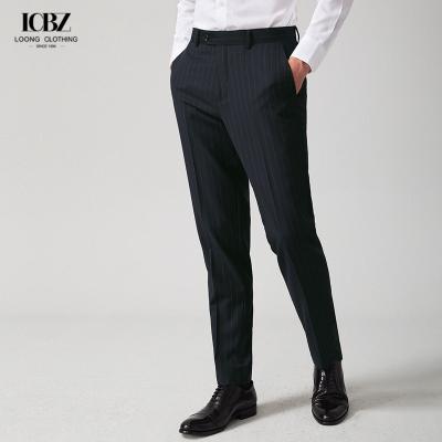 Cina Pantaloni personalizzati Italia Colore massiccio di lana per uomini in stile di business alla moda in vendita