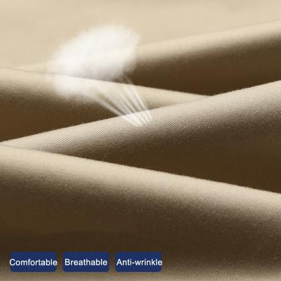 China 2022 Calças de negócios formais para homens com calças largas e casaco em material simples tingido à venda