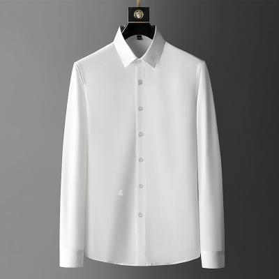 Cina Camicie da uomo in tuxedo d'autunno 100% cotone a manica lunga Camicie formali per taglia più grande in vendita