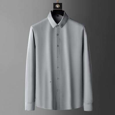 Cina Camicie da uomo in tuxedo d'autunno 100% cotone a manica lunga Camicie formali per taglia più grande in vendita