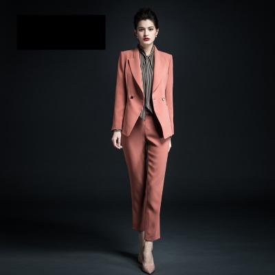 Cina Blazer Slim Fit Professionista Per Donne Abiti Da Negozio Per Donne Da ufficio Due pezzi in vendita