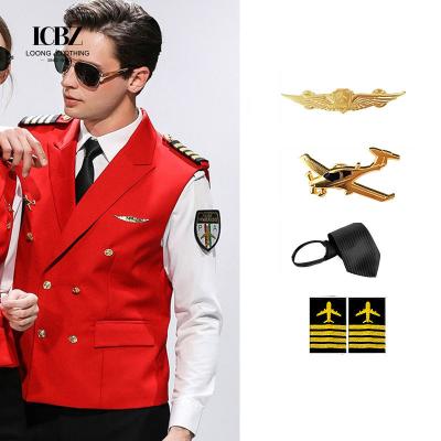Cina Camicia a maniche lunghe da hostess a colori personalizzati per assistenti di volo in vendita