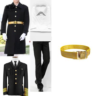 Cina Colore personalizzato Air hostess Uniforme Unisex cappotto di lana spessa per il caldo invernale in vendita