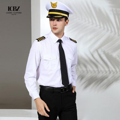 中国 カスタマイズされた水分を吸収する短袖 航空ホステス用制服 販売のため