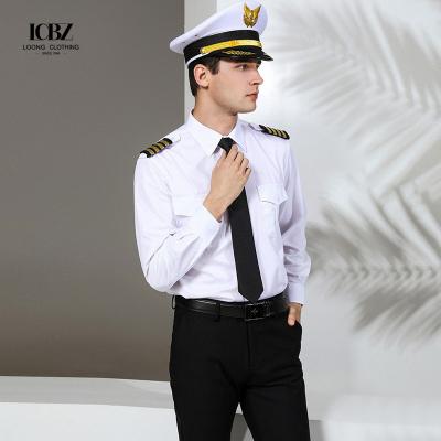 中国 カスタマイズされた水分を吸収する短袖 航空ホステス用制服 販売のため