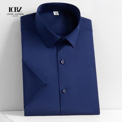 Cina Maglietta da uomo a manica lunga non in ferro con chiusura dei bottoni coperti e caratteristica antirughe in vendita