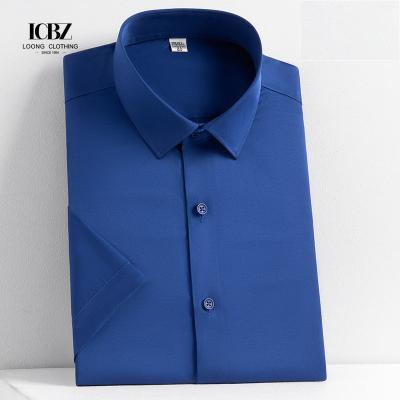 Cina Maglietta da uomo a manica lunga non in ferro con chiusura dei bottoni coperti e caratteristica antirughe in vendita