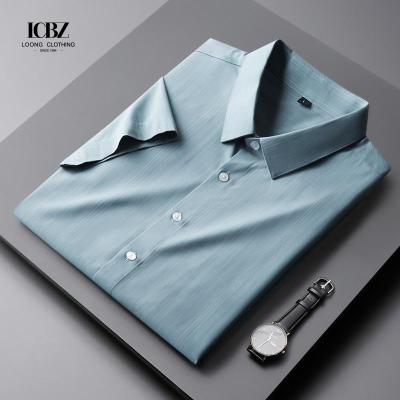 Cina Camicia da uomo con manica corta da lavoro con opzioni di taglia più in vendita