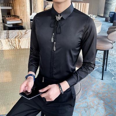 Cina 5000 camicie da uomo con maniche lunghe in cotone sottile per personalizzazione in vendita