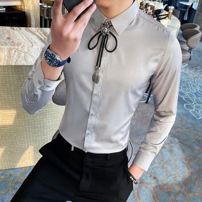 Cina 5000 camicie da uomo con maniche lunghe in cotone sottile per personalizzazione in vendita