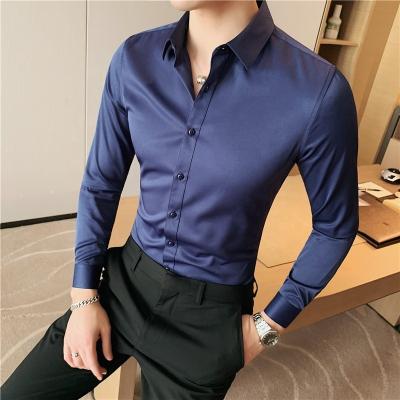 Cina Camicie da uomo con bottone a fondo, personalizzate, respirabili e colorate. in vendita