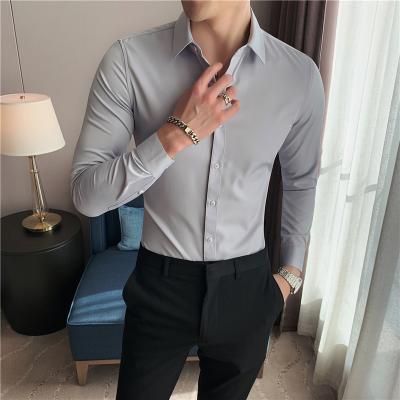 Cina Camicie da uomo con bottone a fondo, personalizzate, respirabili e colorate. in vendita