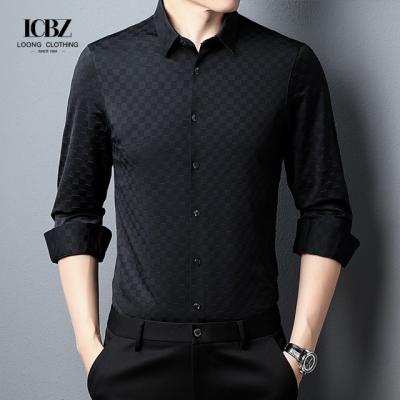 China 2023 Designer Bowlingshirts voor mannen met aangepaste kraag en knop in viscosestof Te koop