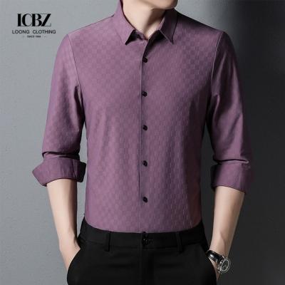 China 2023 Designer Bowlingshirts voor mannen met aangepaste kraag en knop in viscosestof Te koop