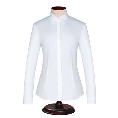 Cina Camicie casual femminili a manica intera con adeguata sartoria e design dei pulsanti in vendita