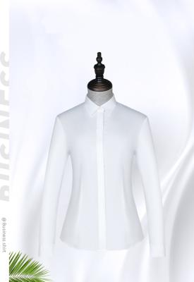 Cina Camicie casual femminili a manica intera con adeguata sartoria e design dei pulsanti in vendita